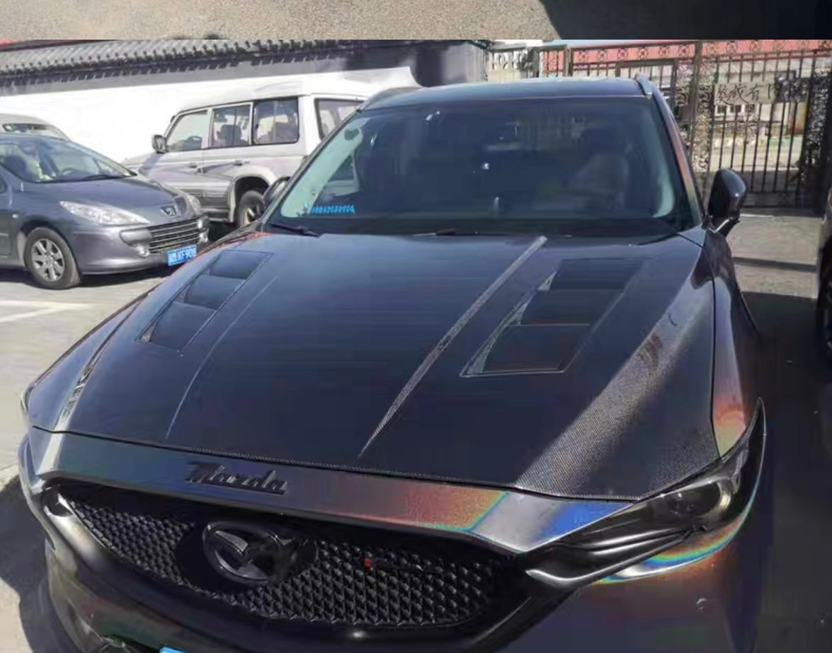 Mazda Carbon Fiber Hood Replacement – Mikstore Car Accessories