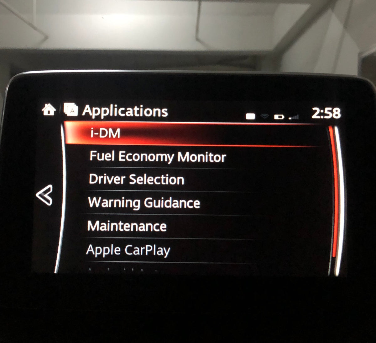 Mazda Intelligent Drive Master (i-DM) activation with Driver's Selecti ...