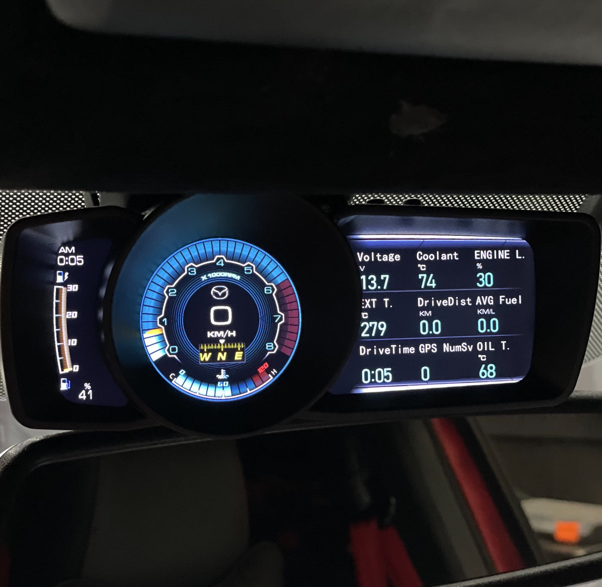 Smart Digital LCD Gauge with GPS – MIKSTORE