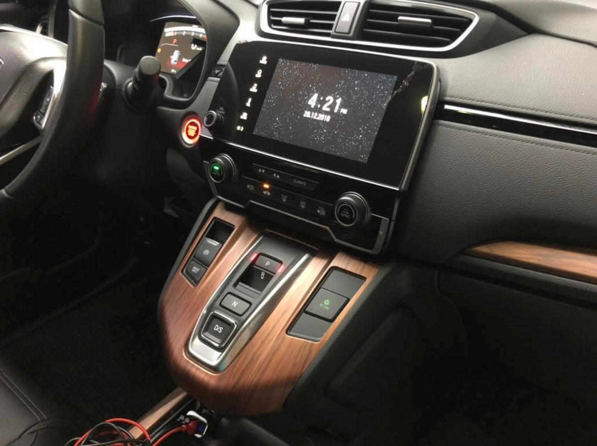 CRV Transmission panel wood carbon fiber – MIKSTORE