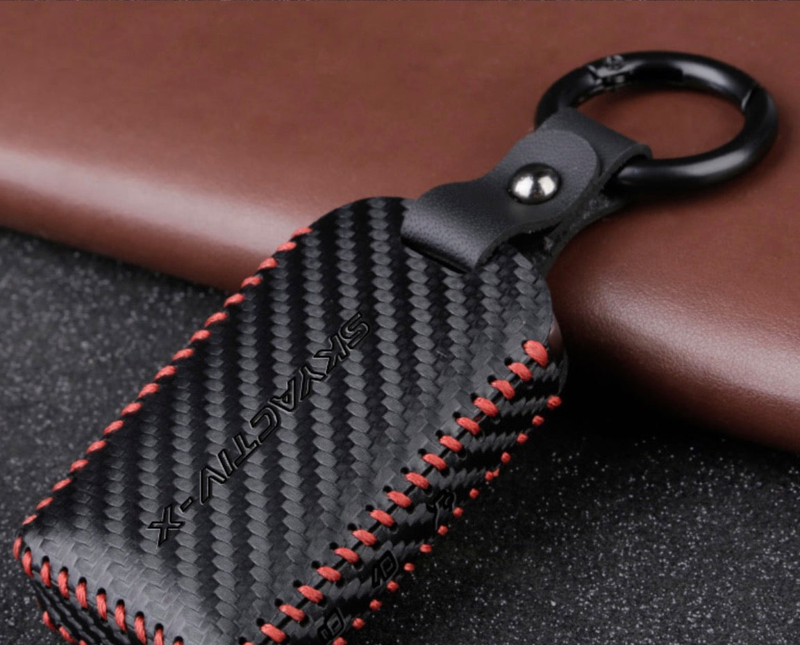 Next Generation Leather Key Cover Carbon Fiber Design – MIKSTORE